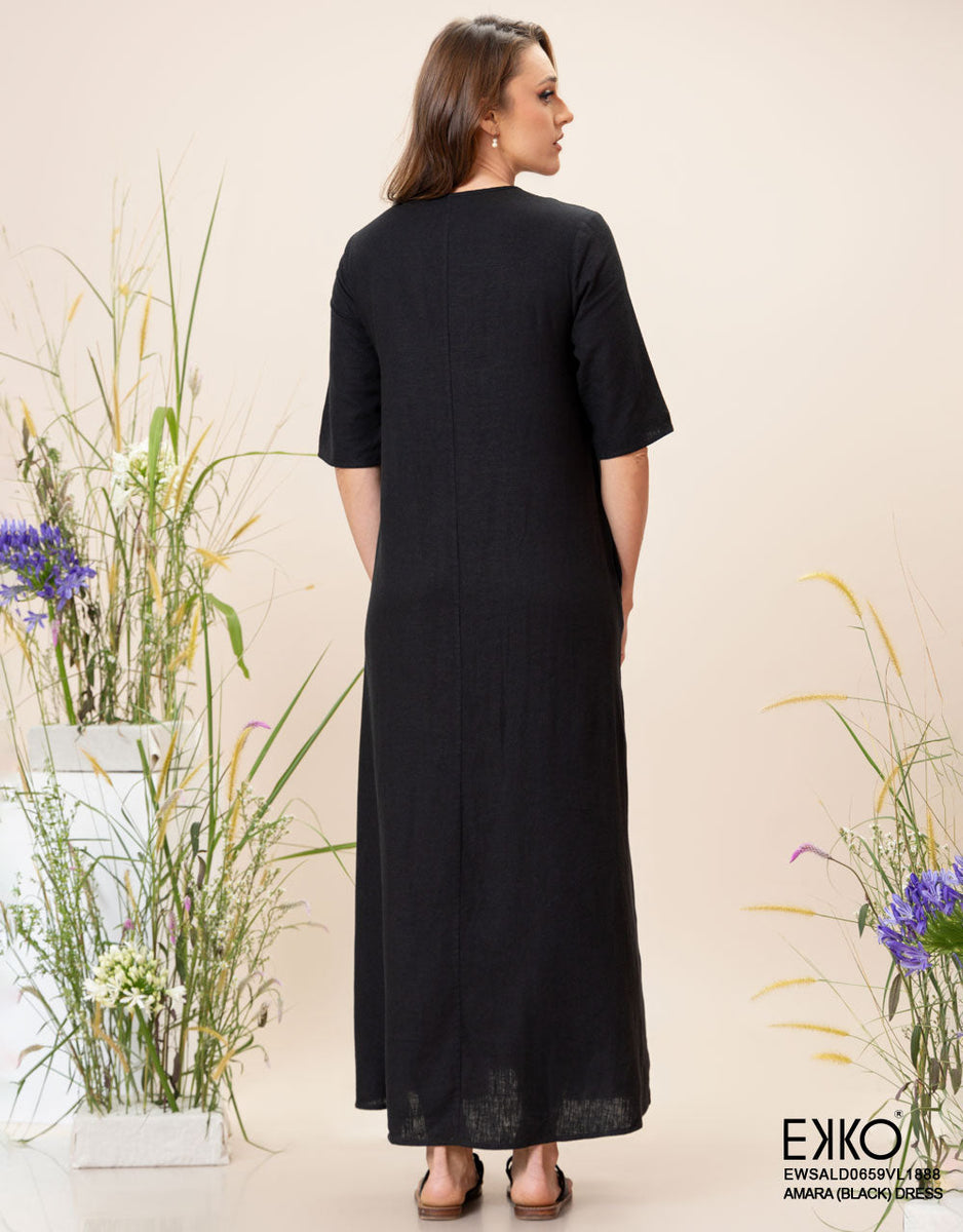 Amara Dress - Linen Blend